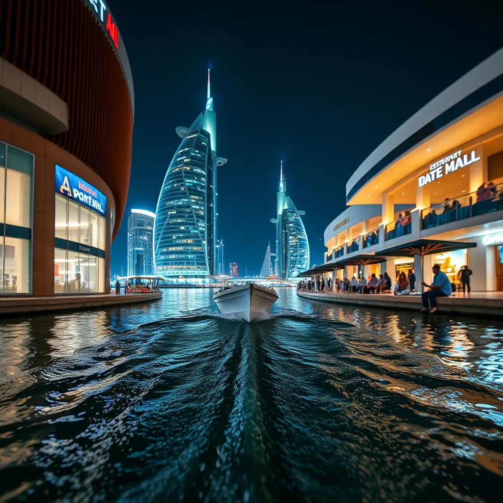 Experience the Unique Boat Ride at Dubai Mall