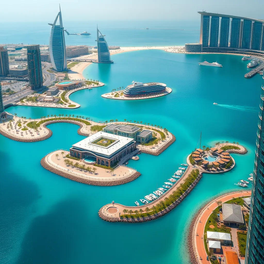 Discover the Vibrant Blue Waters Bay in Dubai